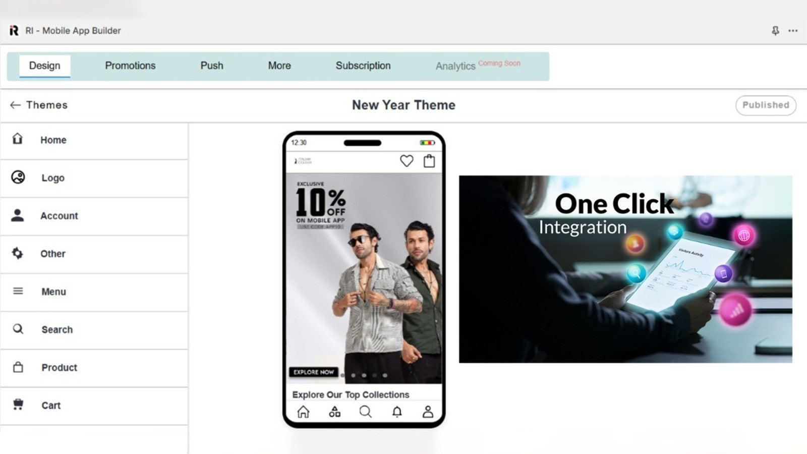 RI Mobile App Builder | Shopify App Directory PickYourApp