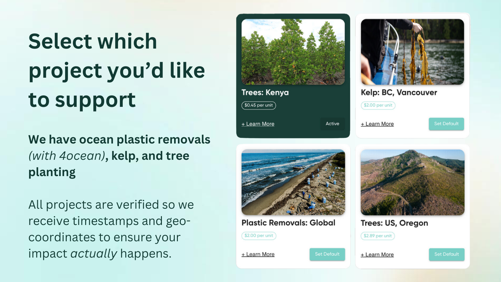 Ecodrive X 4ocean Make Impact Shopify App Directory Pickyourapp