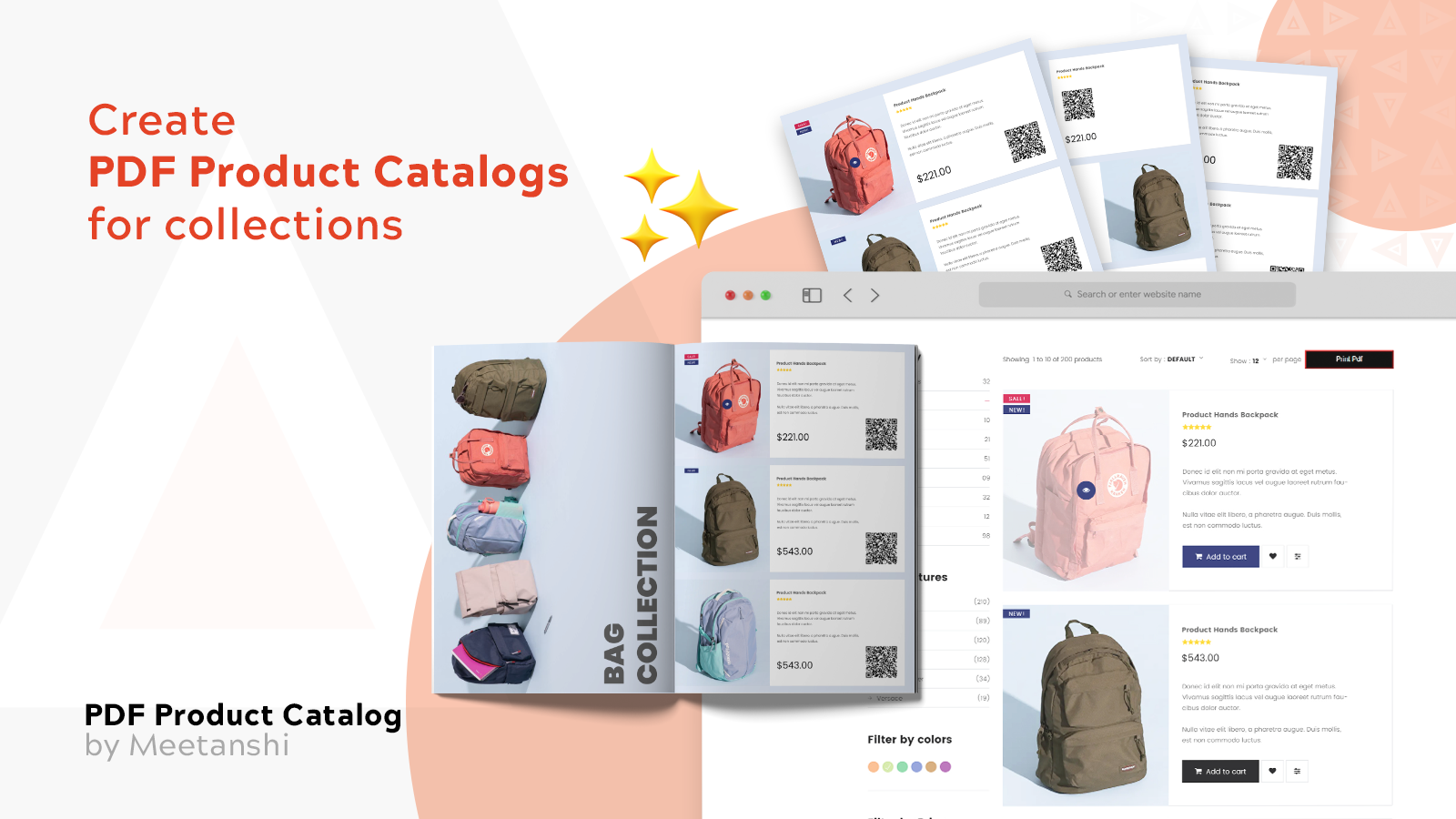 Meetanshi Pdf Product Catalog Shopify App Directory Pickyourapp