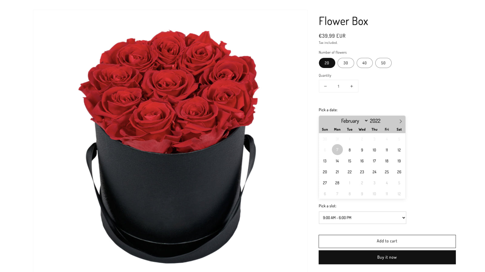 Delivery Date ‑ Date Picker D. – TakeYourApp